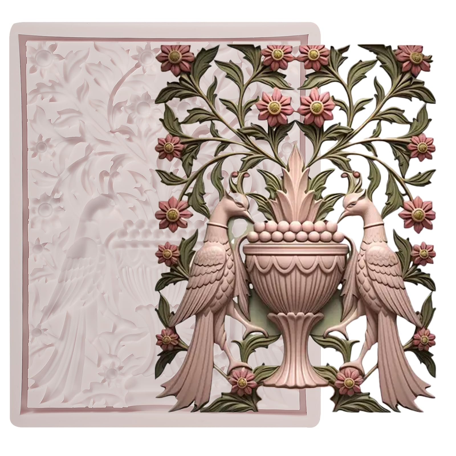 Amazon.com: IKOJING 1 Pcs Luxury Large Phoenix Silicone Mold, Versatile ...