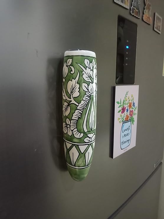 Craftghar Magnetic Flower Pot | Magnetic Planter for Fridge | Fridge ...