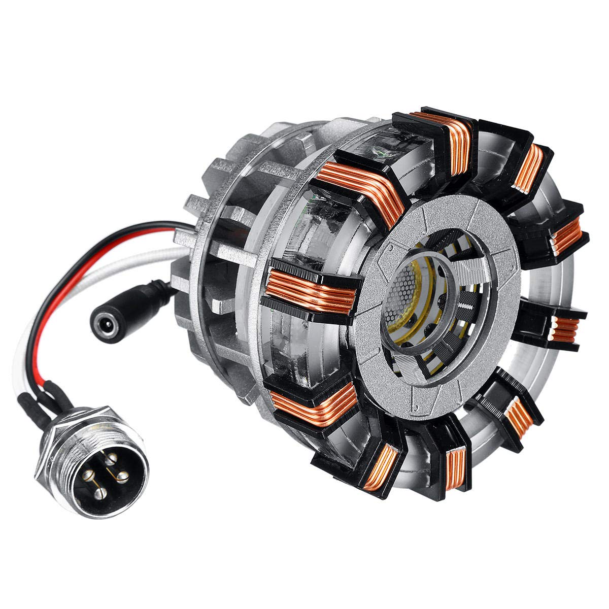 Hvlystory MK2 DIY Arc Reactor Lamp Stainless Steel Kit Illuminant LED ...