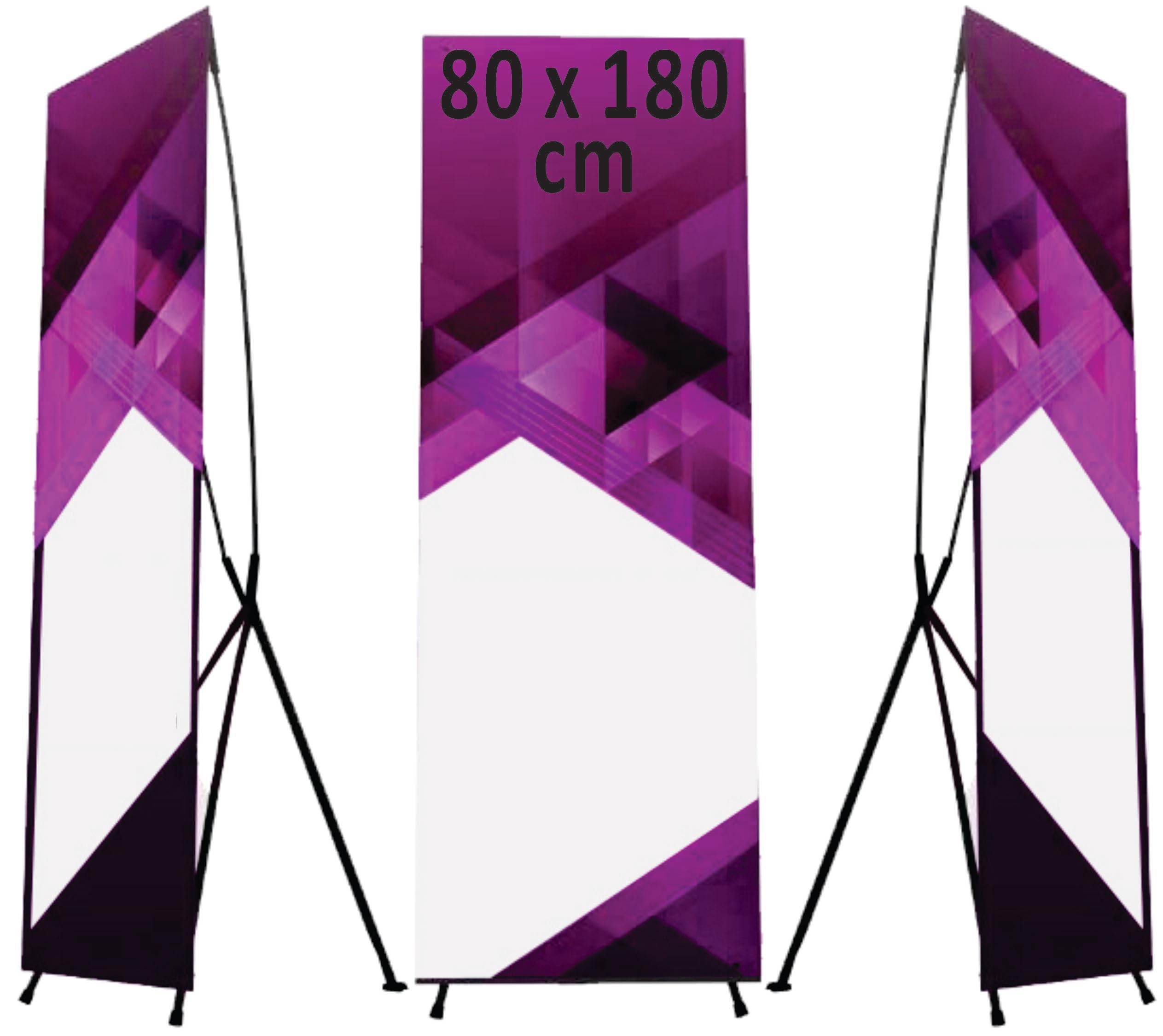 3 Porta banner eco 180 x 80 cm paquete de 3 pzas : Amazon.com.mx ...