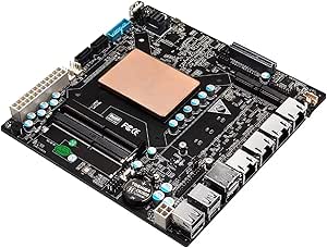 Glovary NAS Mainboard Quad Core i5-1135G7, Mini-ITX NAS Motherboard, 4 ...