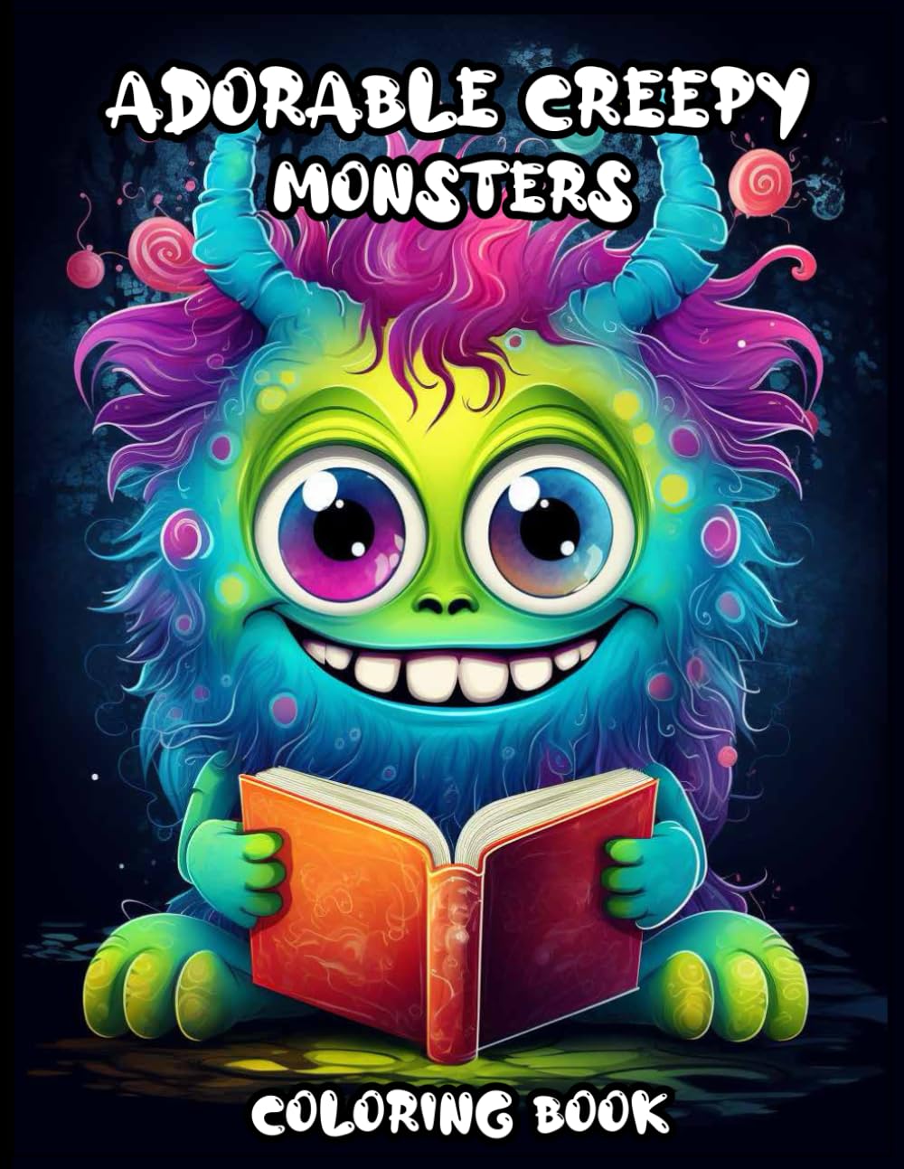 Amazon.com: Adorable Creepy Monsters Coloring Book: An Enchanting Mini ...