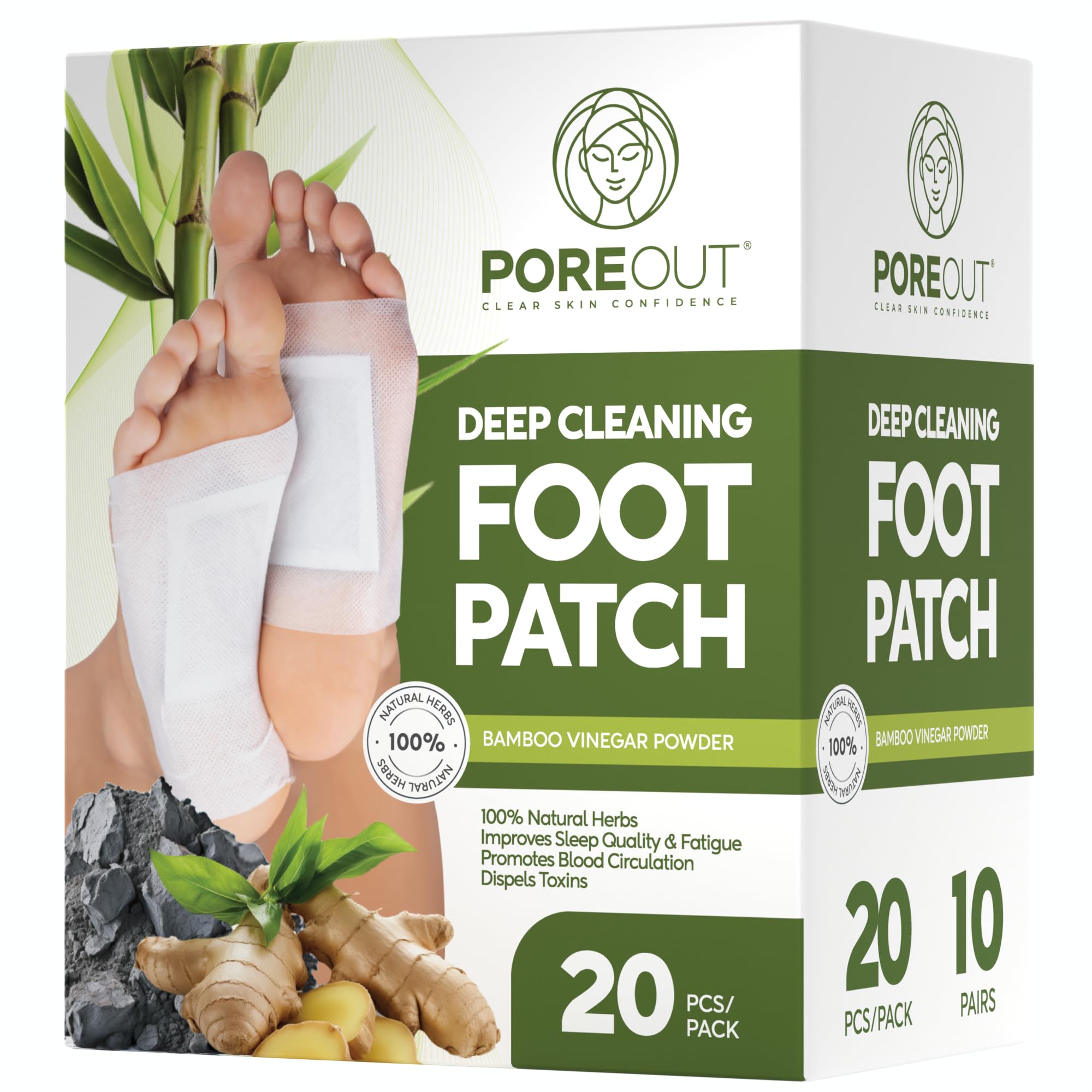 POREOUT Detox Foot Pads, Detox Feet Patches to Remove Toxins - Deep ...