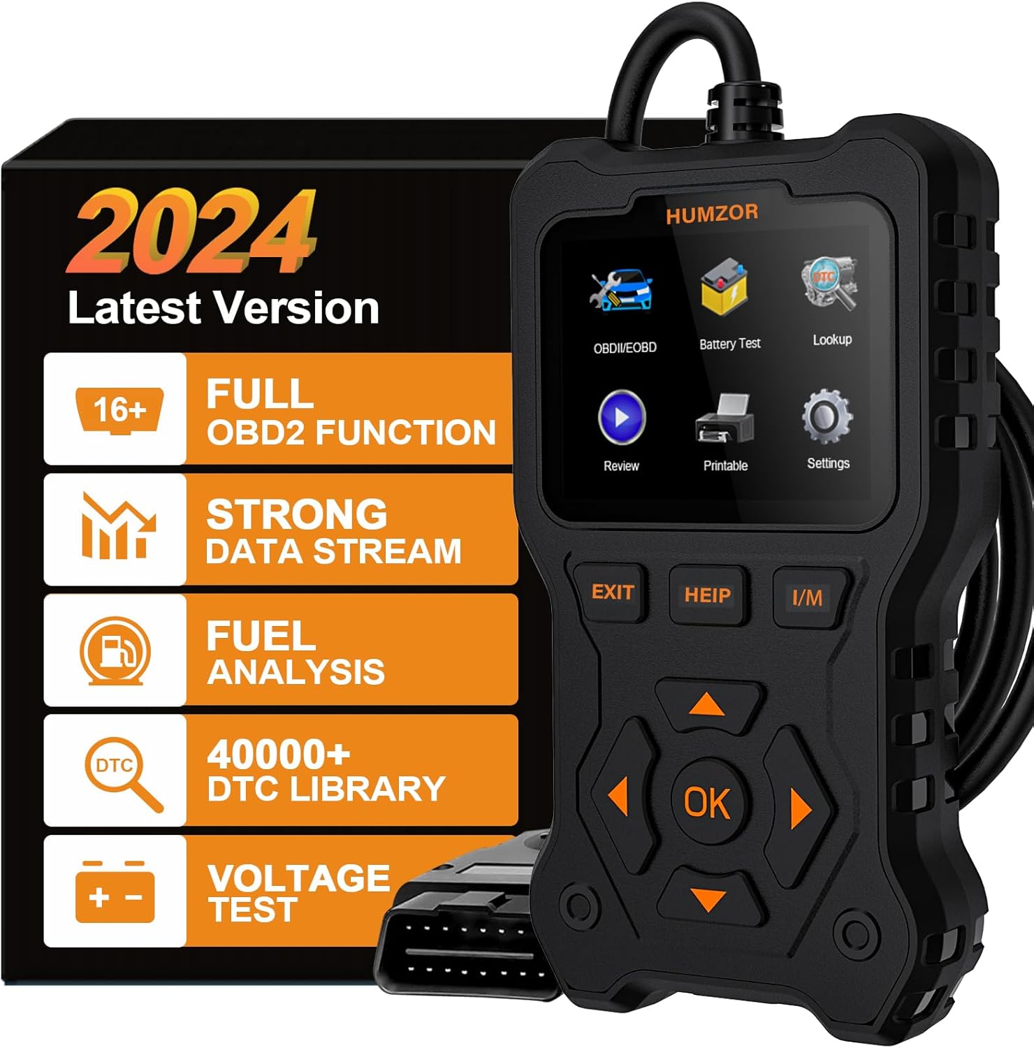 Amazon.com: OBD2 Scanner Diagnostic Tool, Professional Code Reader for ...