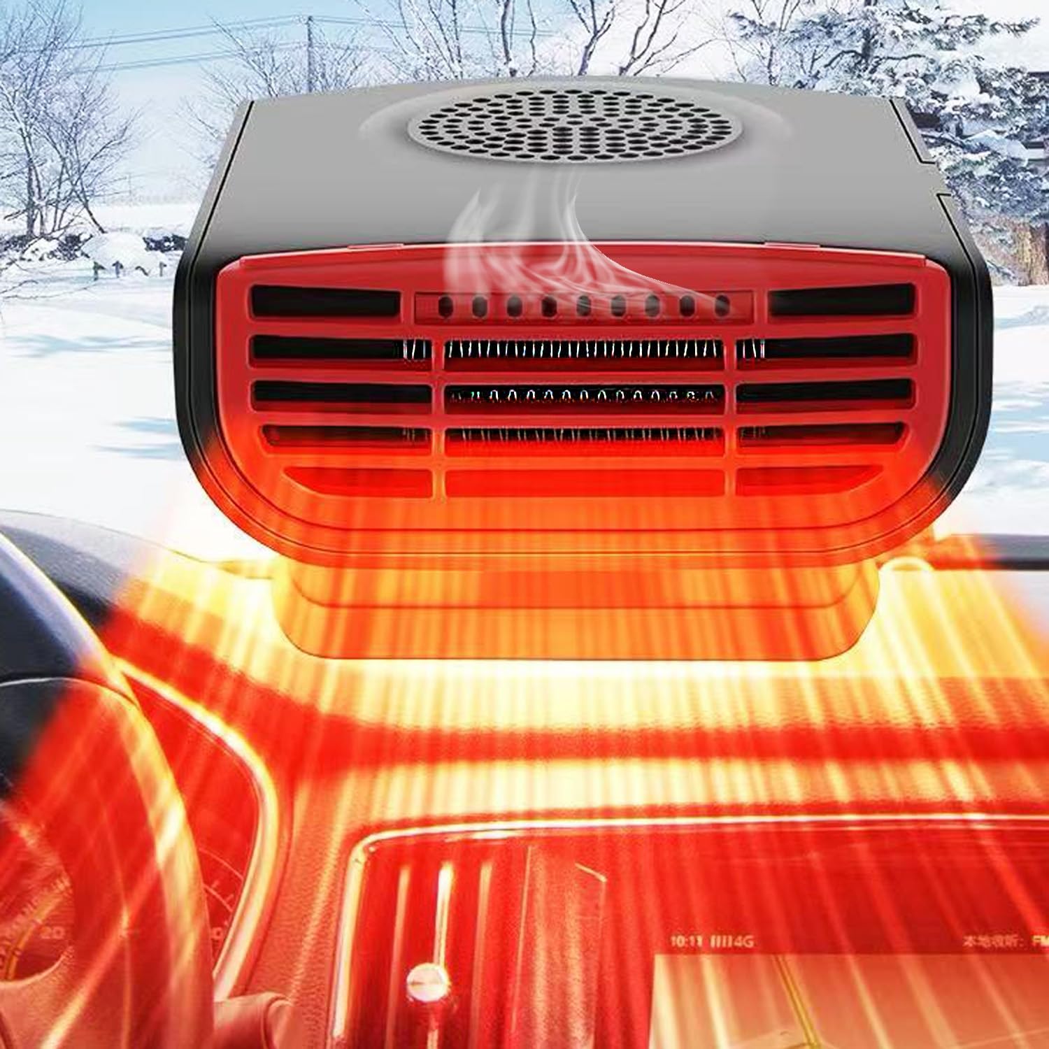 Amazon.com: Car Heater,Portable 12V Car Heater and Defroster,3-in-1 ...