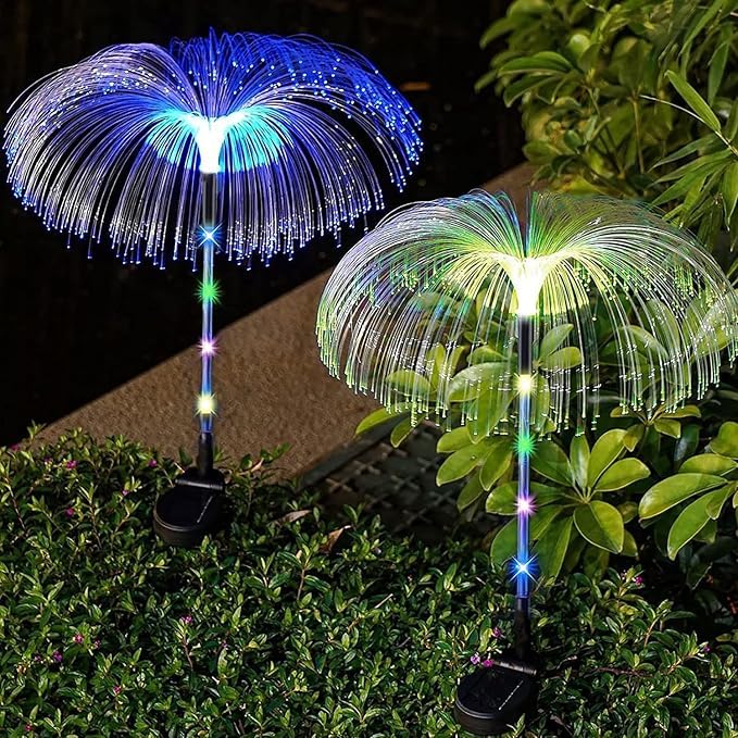 Solar Jellyfish Lights | 7 Colors Solar Lights for Outside Decoration ...