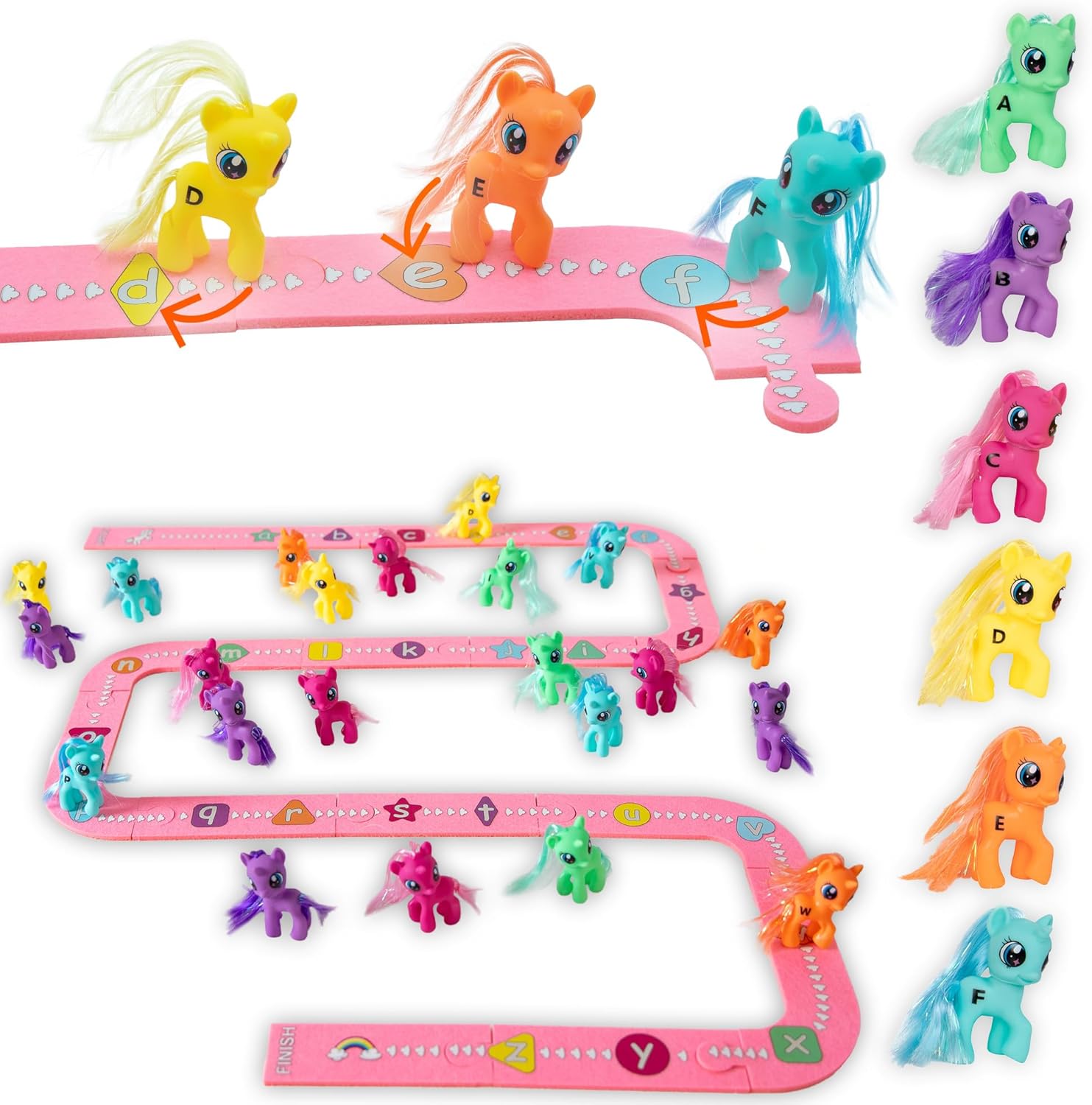 Amazon.com: Skoolzy Alpha Tracks Unicorn Toys for Girls Age 4-6 ...