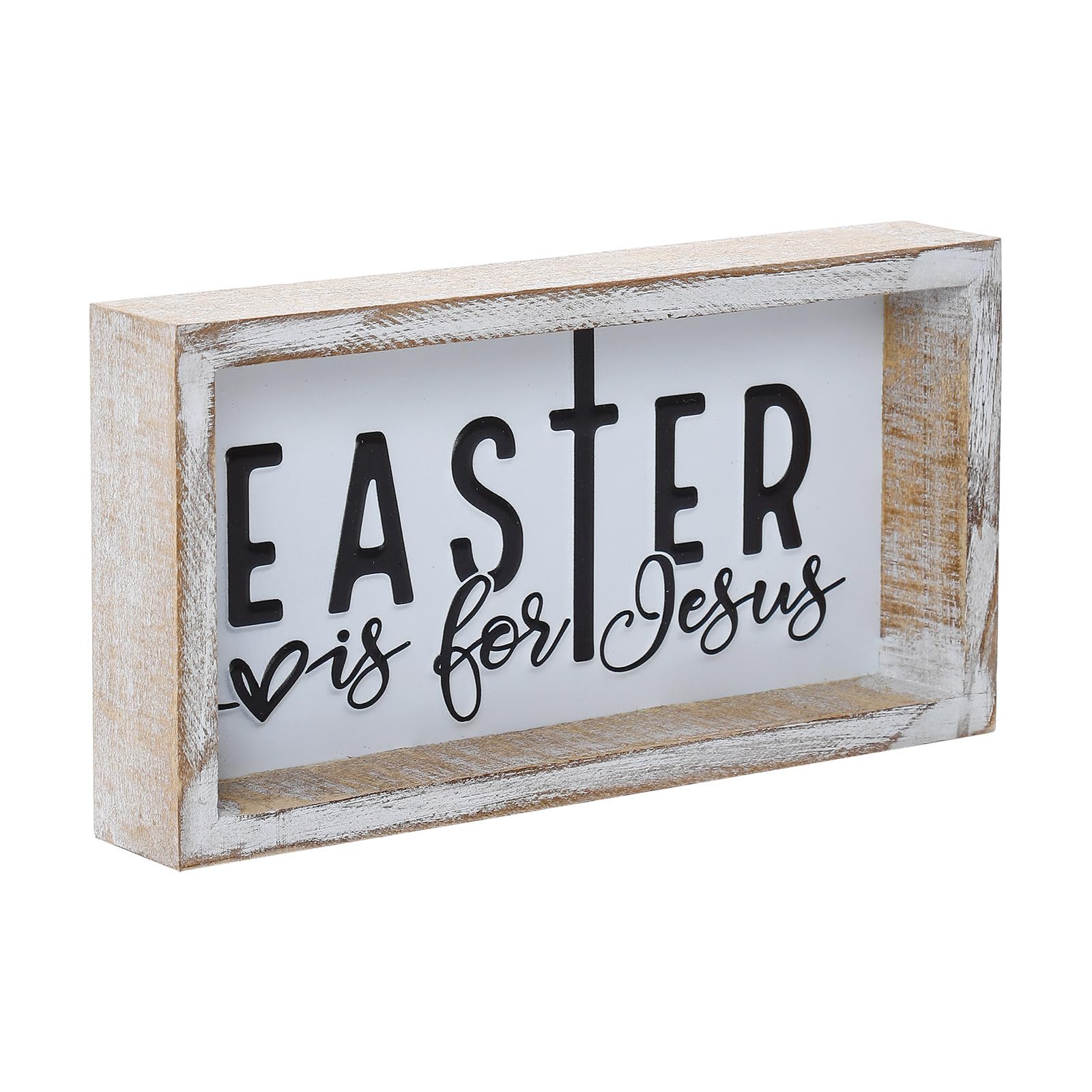 Amazon.com : FESTWIND Easter Decorations, Easter is for Jesus Embossed ...