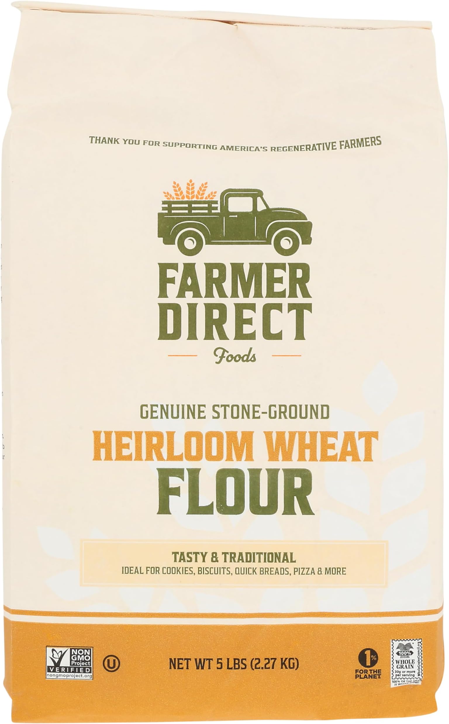 Amazon.com : Heirloom Wheat Flour | Farmer Direct Foods | Regenerative ...