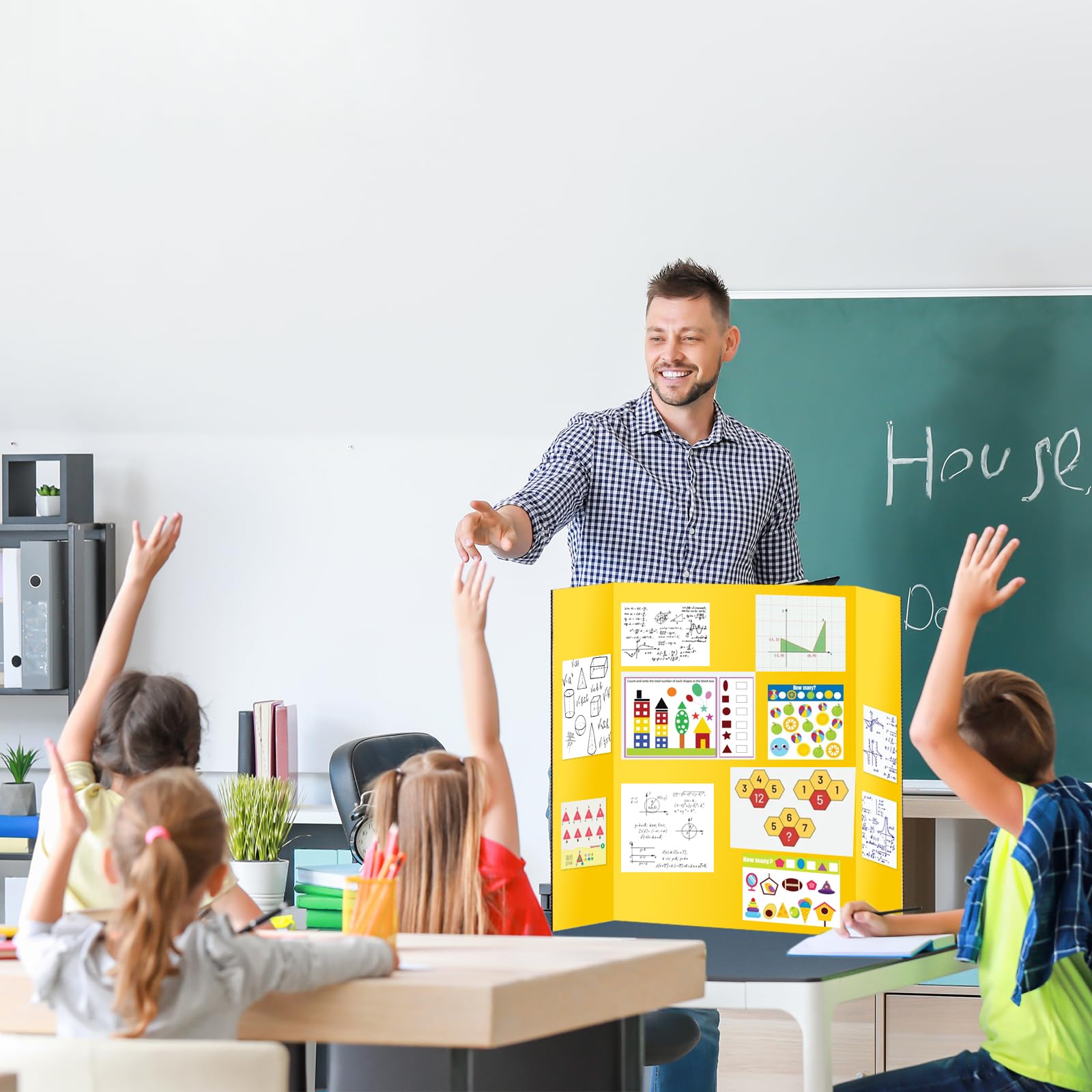 Snapklik.com : 5 Pack Trifold Poster Board, IKAYAS 24