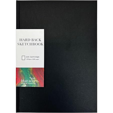 Blue Acorn A4 Portrait Sketchbook 29.7x21cm - 128 Pages (150gsm ...