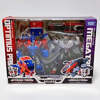 Amazon.co.jp: Transformers Animated Optimus Prime Megatron : Toys & Games