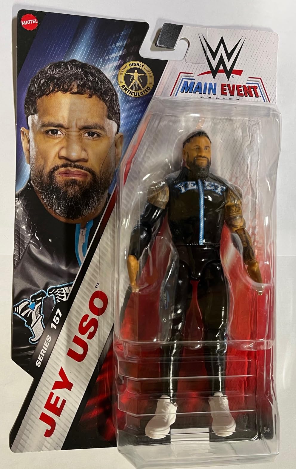 Mattel Wwe Jey Uso Action Figure Main Event Series 157 | Desertcart ...