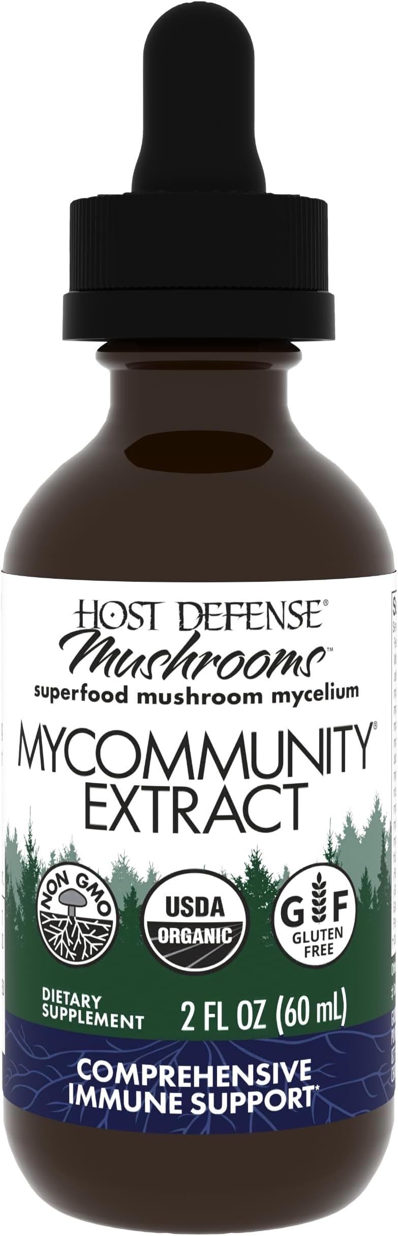 Amazon.com: Host Defense Stamets 7 Extract - 7 Species Blend - Mushroom ...