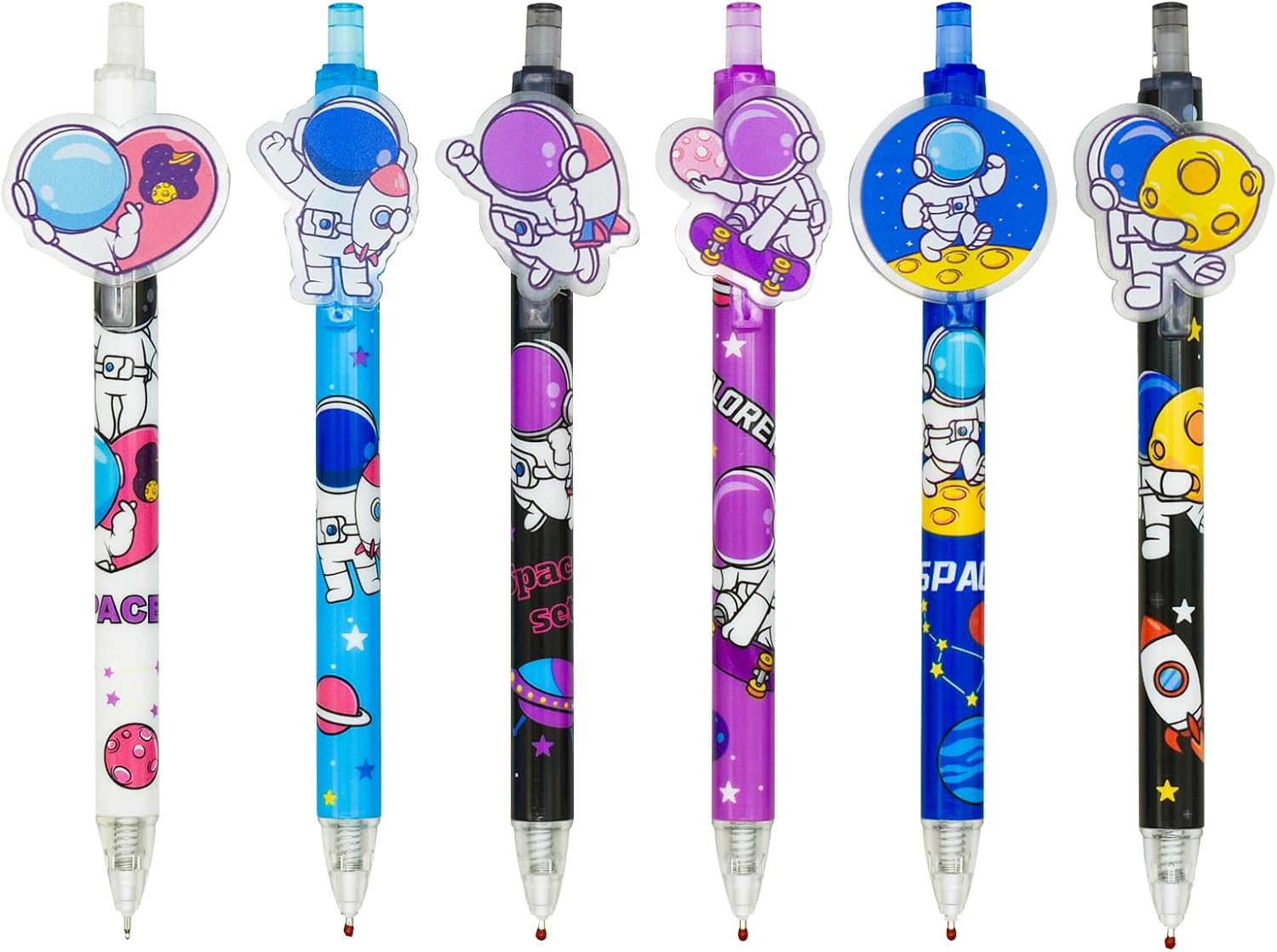 Amazon.com: Lopenle 12PCS Novelty Spaceman Pens Astronaut Pens ...
