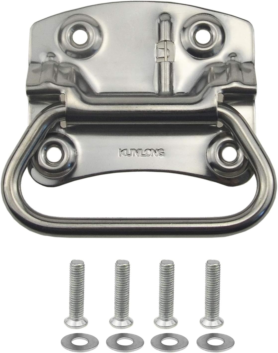 Stainless Steel Spring Folding Pull Handles Loaded Surface Mount Handle ...