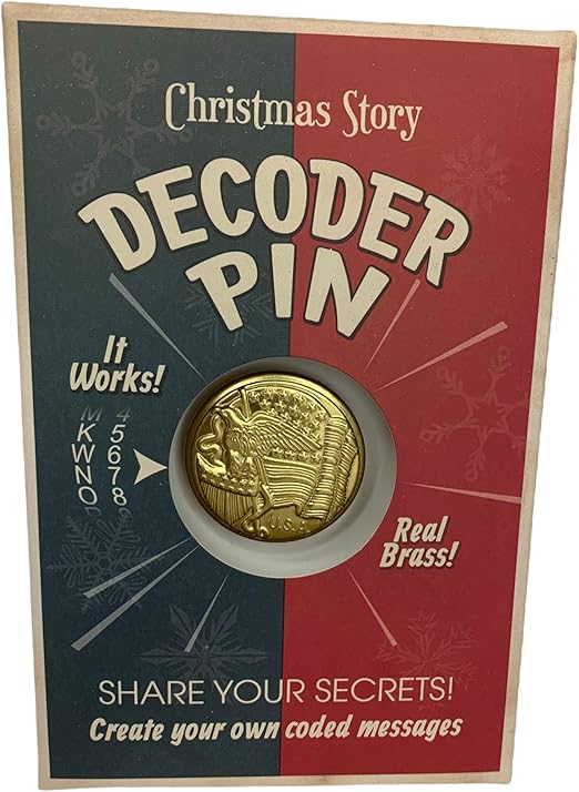 Amazon.com: Curated Collectables A Christmas Story Decoder Pin ...