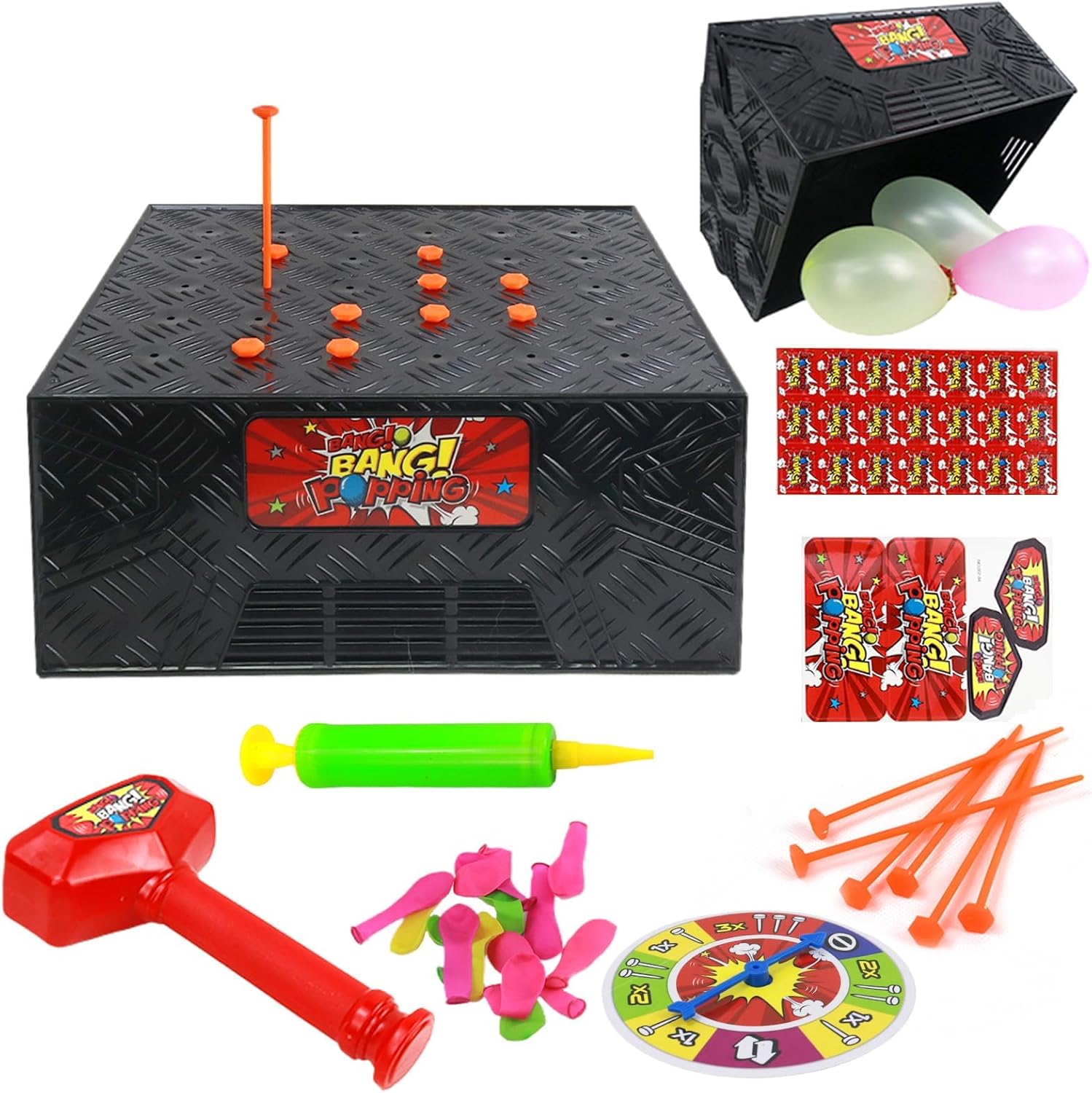 Woeau Blasting Balloon Box Game - Tricky Balloon Desktop Board Game for ...