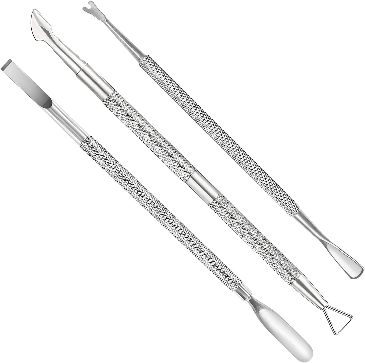 Amazon.com : Cuticle Pusher and Cutter - Nail Polish Remover ...
