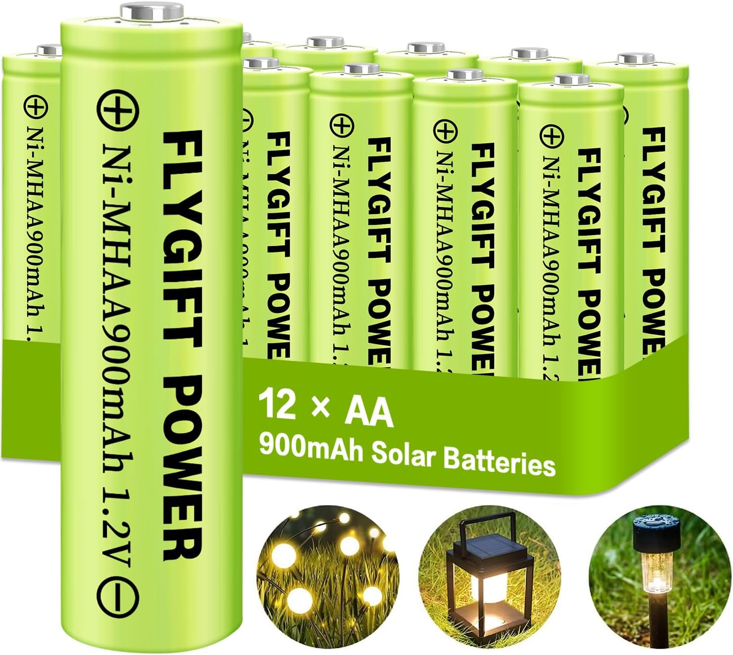 Amazon.com: Yibatopow 16 Packs Rechargeable AA Batteries 1.2V 700mAh Ni ...