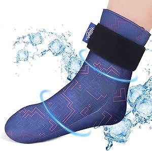 Amazon.com: Hilph Gel Foot Ice Pack Sock for Hot & Cold Therapy, Cold ...