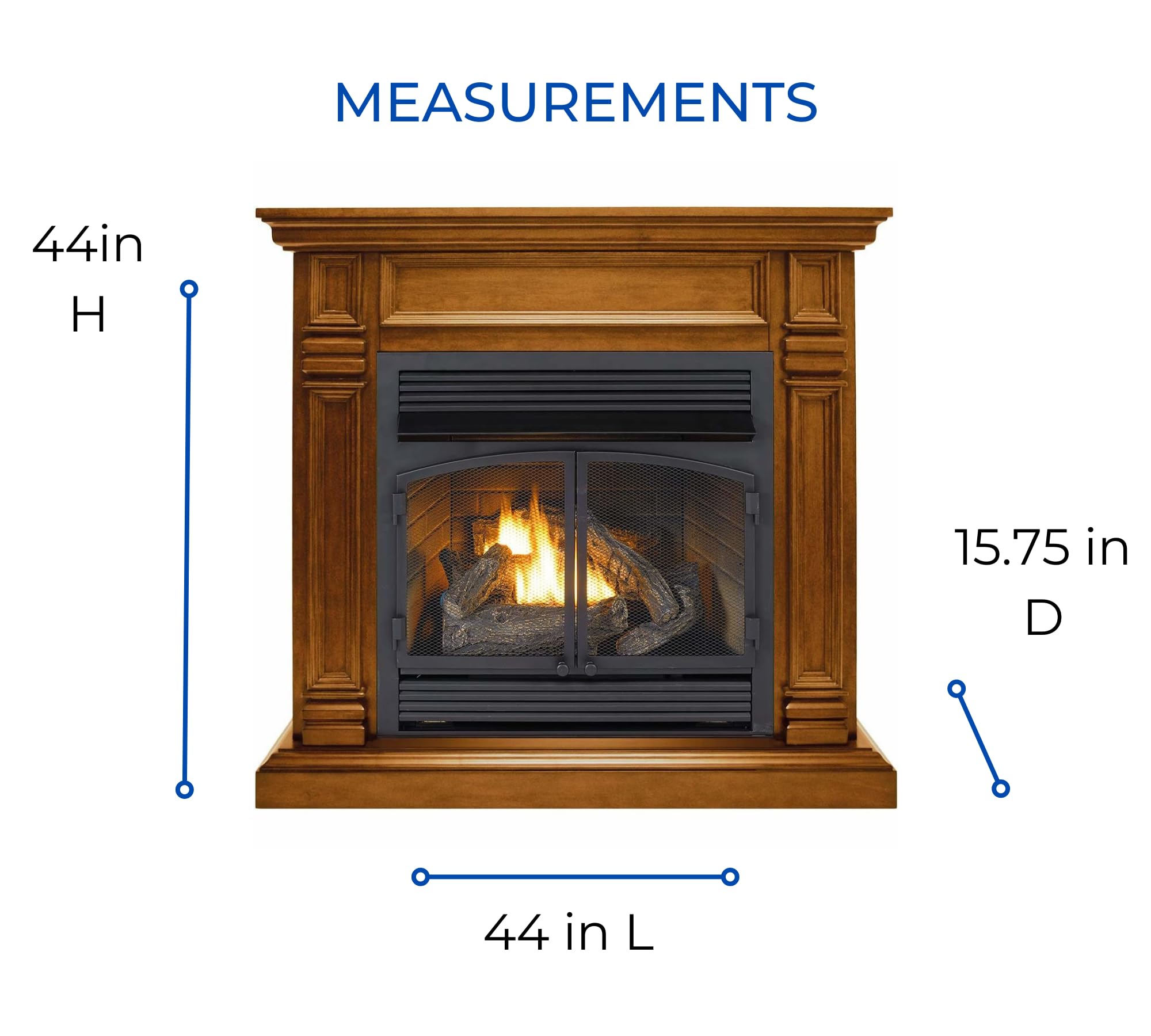 Chimneyless Fireplace