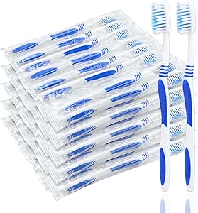Amazon.com : SLequipo 100 Prepasted Disposable Toothbrushes ...
