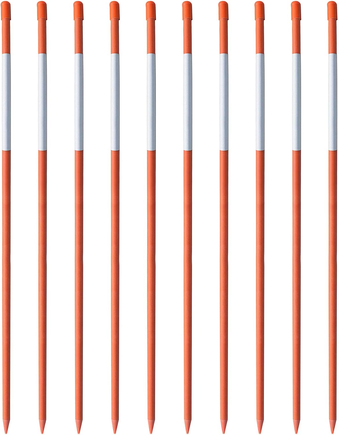 Amazon.com: Labworkauto 48"" Inch Snow Stakes Driveway Markers Poles ...