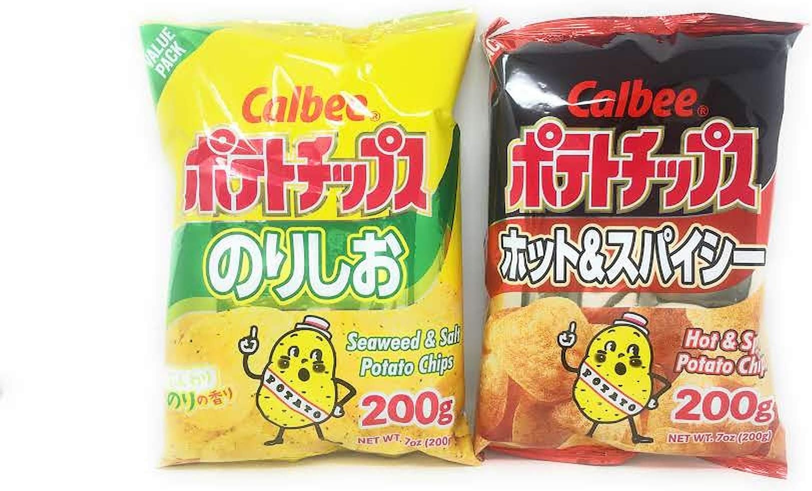 Amazon.com: Calbee Mega Potato Chips (Bundle, 2 Pack) : Grocery ...