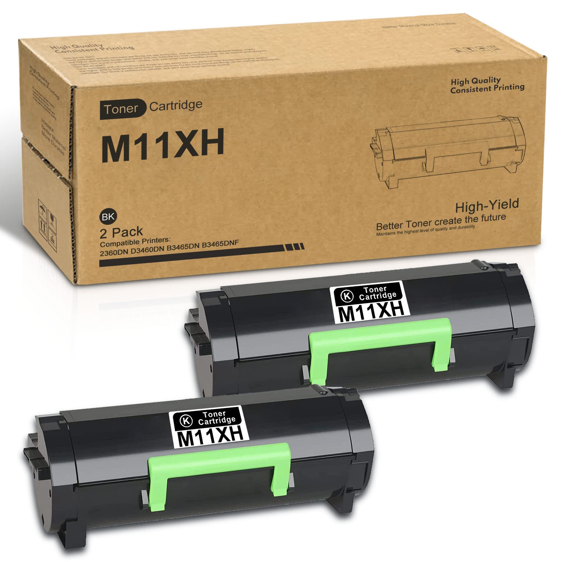Amazon.com: M11XH High Yield Toner Cartridge Replacement for Dell ...
