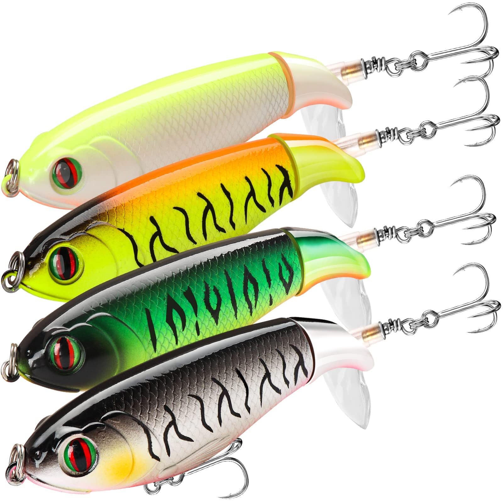 Amazon.com : Kpapd Topwater Bass Fishing Lures for Freshwater Saltwater ...