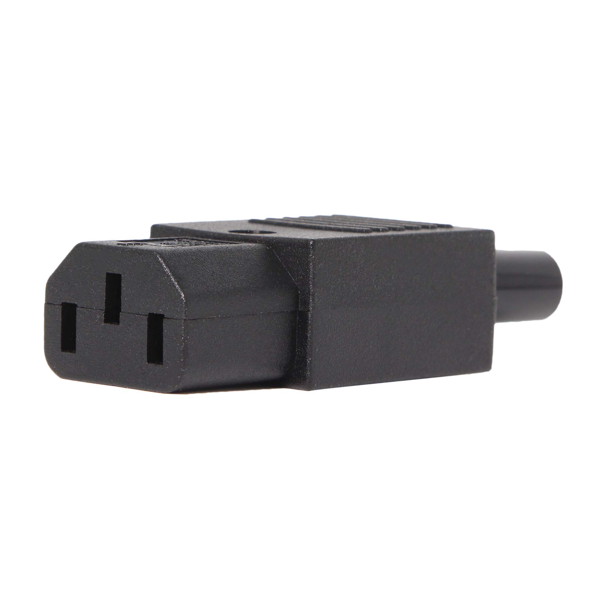 C13 Connector, IEC 60320, 10A - 15A, 250V - Iron Box # IBX-C13CR ...