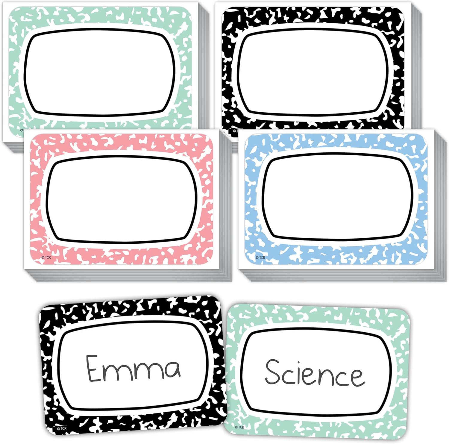 Amazon.com: Teacher Created Resources Cool for School Composition Name ...