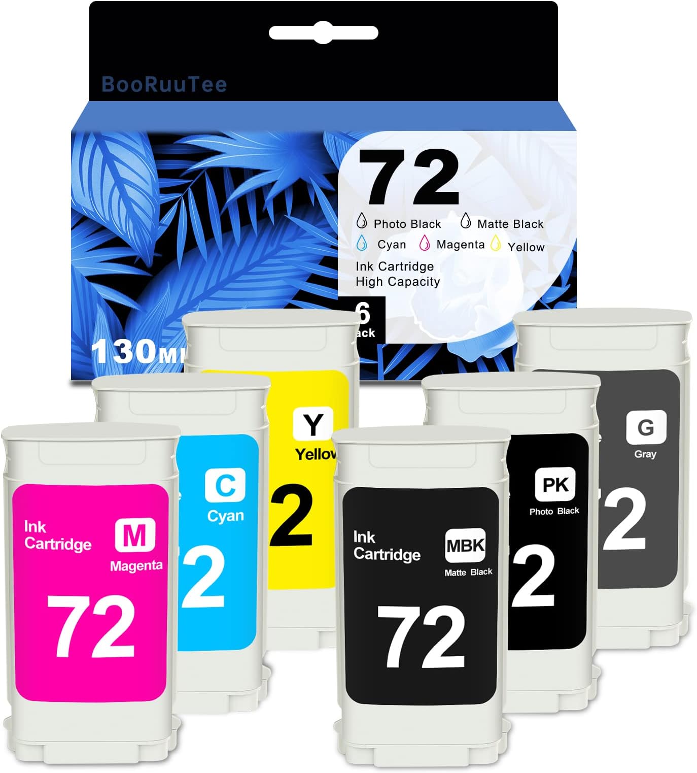 Amazon.com: 72 Ink Cartridge Replacement for HP 72 C9403A C9370A C9371A ...