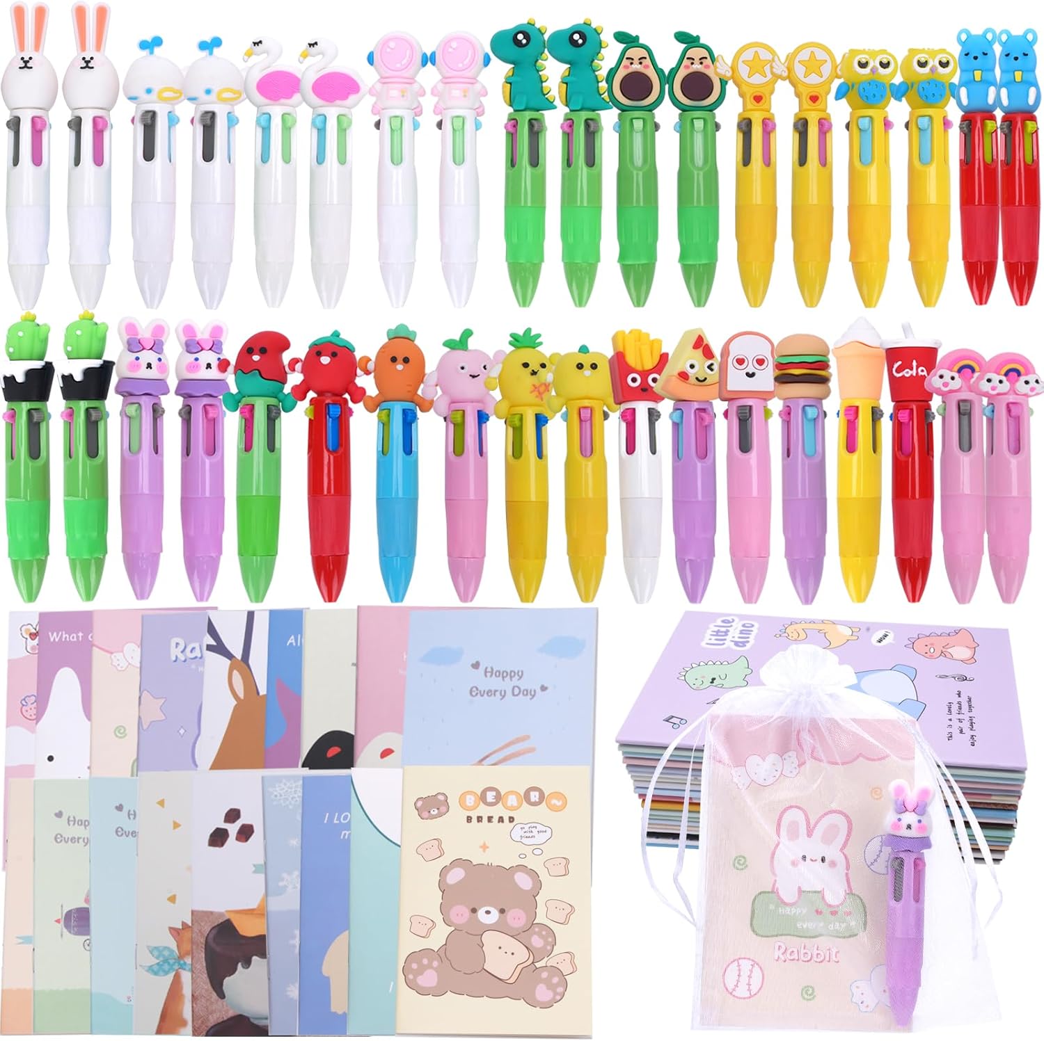 Amazon.com : Sigowal 36 Pcs Classroom Gifts Bulk, Multicolor Ballpoint ...