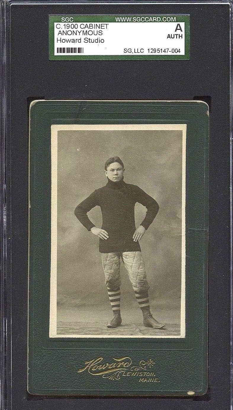 1900 Cabinet Football Photo, Howard Studio, Lewiston, Maine, SGC ...
