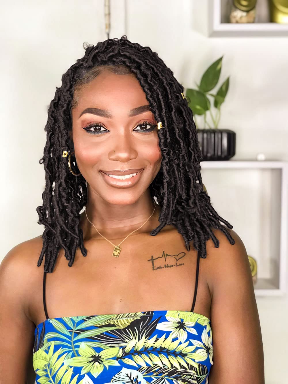 Amazon.com : BOHOBABE Butterfly Crochet Locs 10 Inch 6 Packs Pre Looped ...