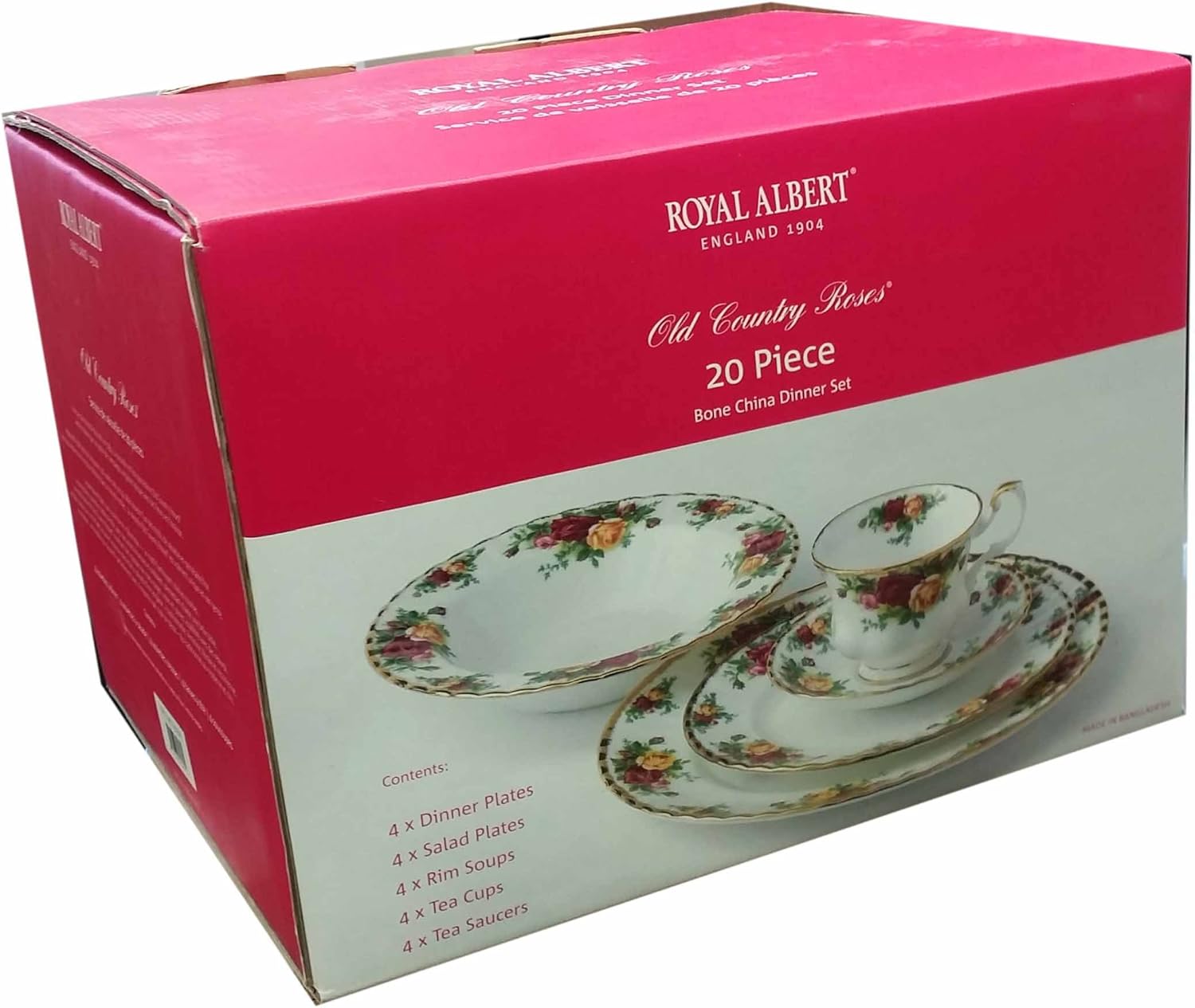 Royal Albert Old Country Roses 20 Piece Dinnerware Nepal | Ubuy