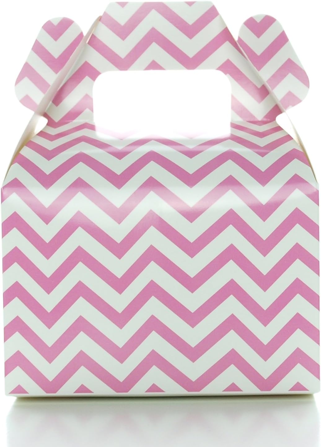 Amazon.com: Food With Fashion Hot Pink Candy Boxes, Small Chevron Party ...