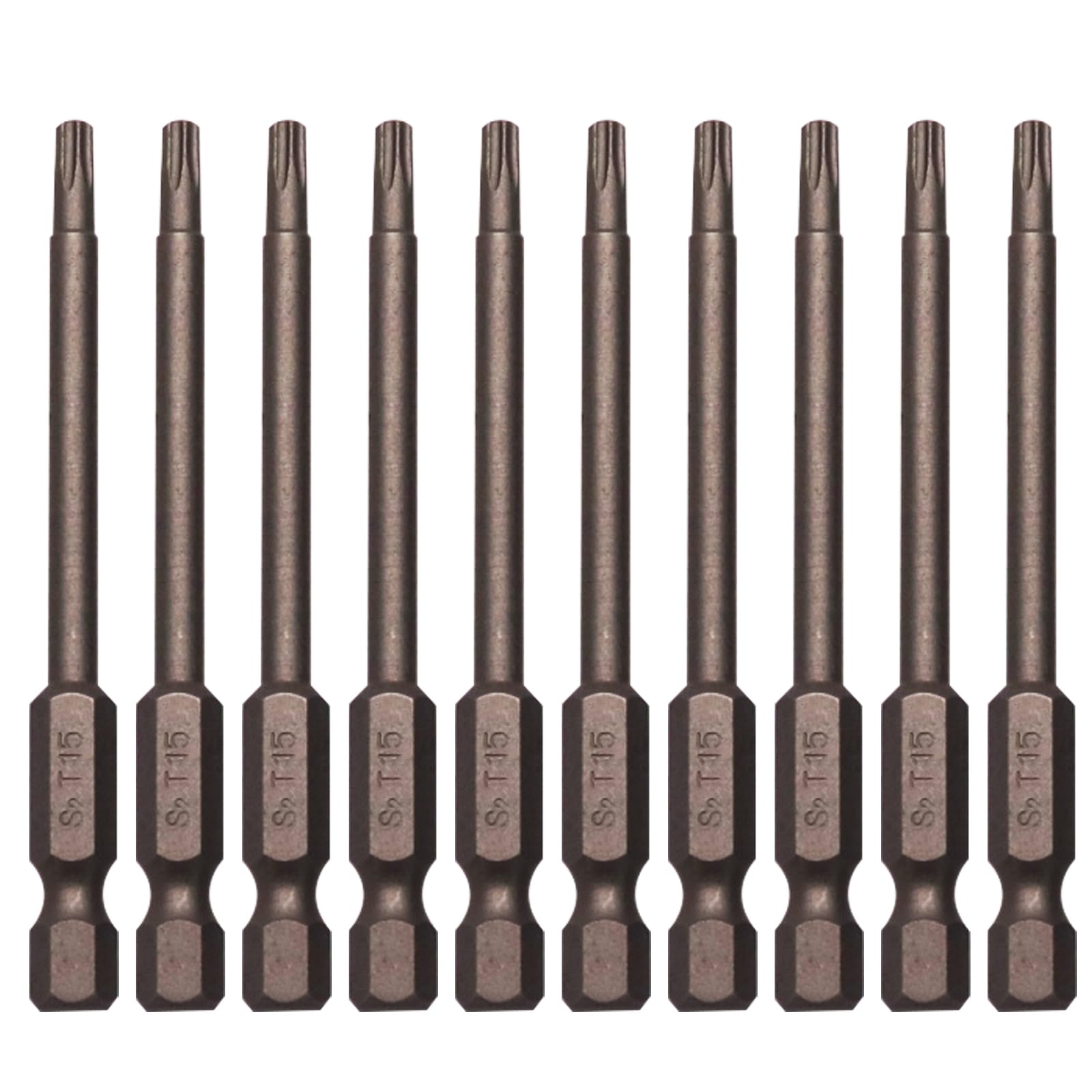 Sipery 10Pcs Magnetic Torx Head Screw Driver Bits 75mm/3inch Long 1 ...