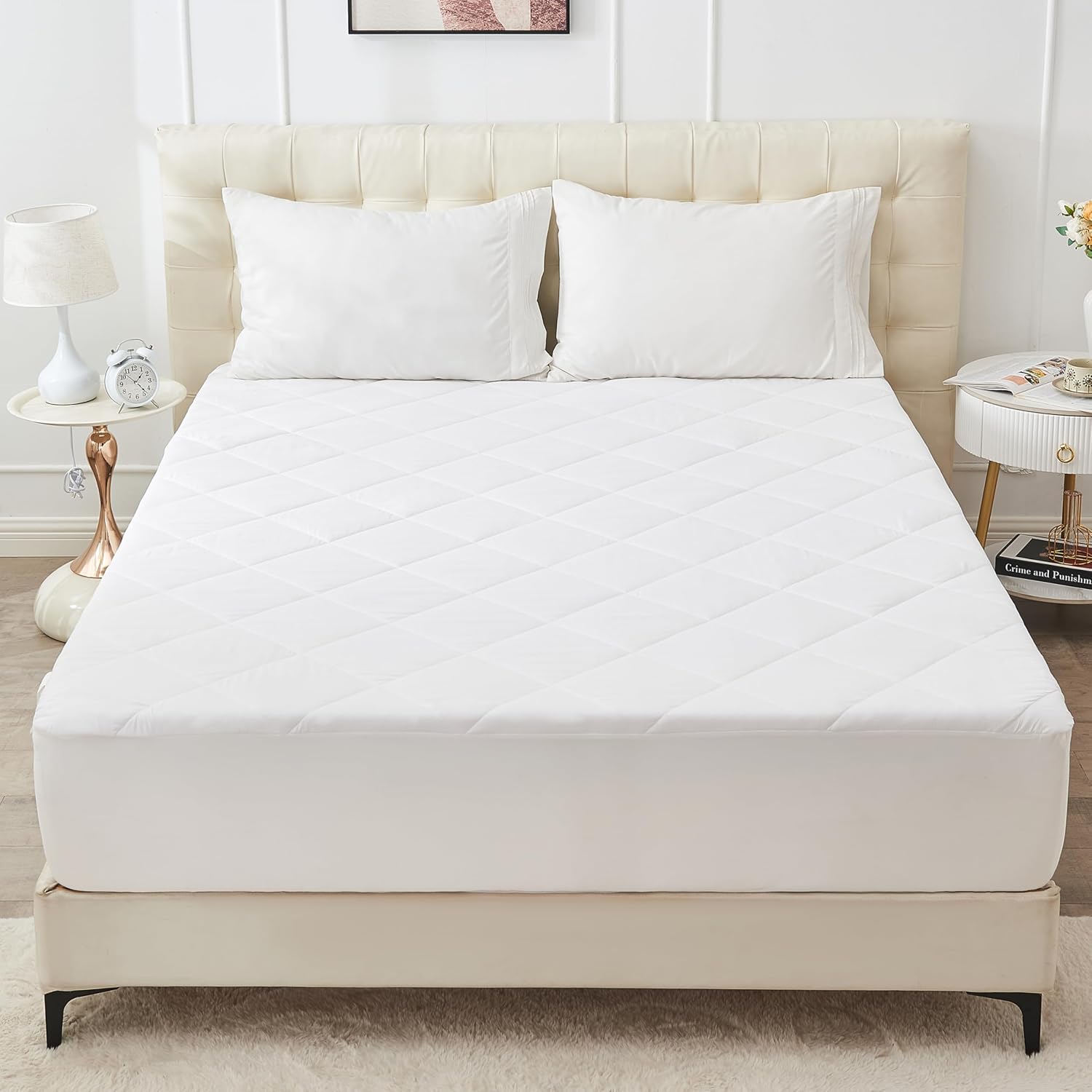 Sylvanora Double Size Mattress Protector 137x190cm - UltraSoft 3-Layer ...