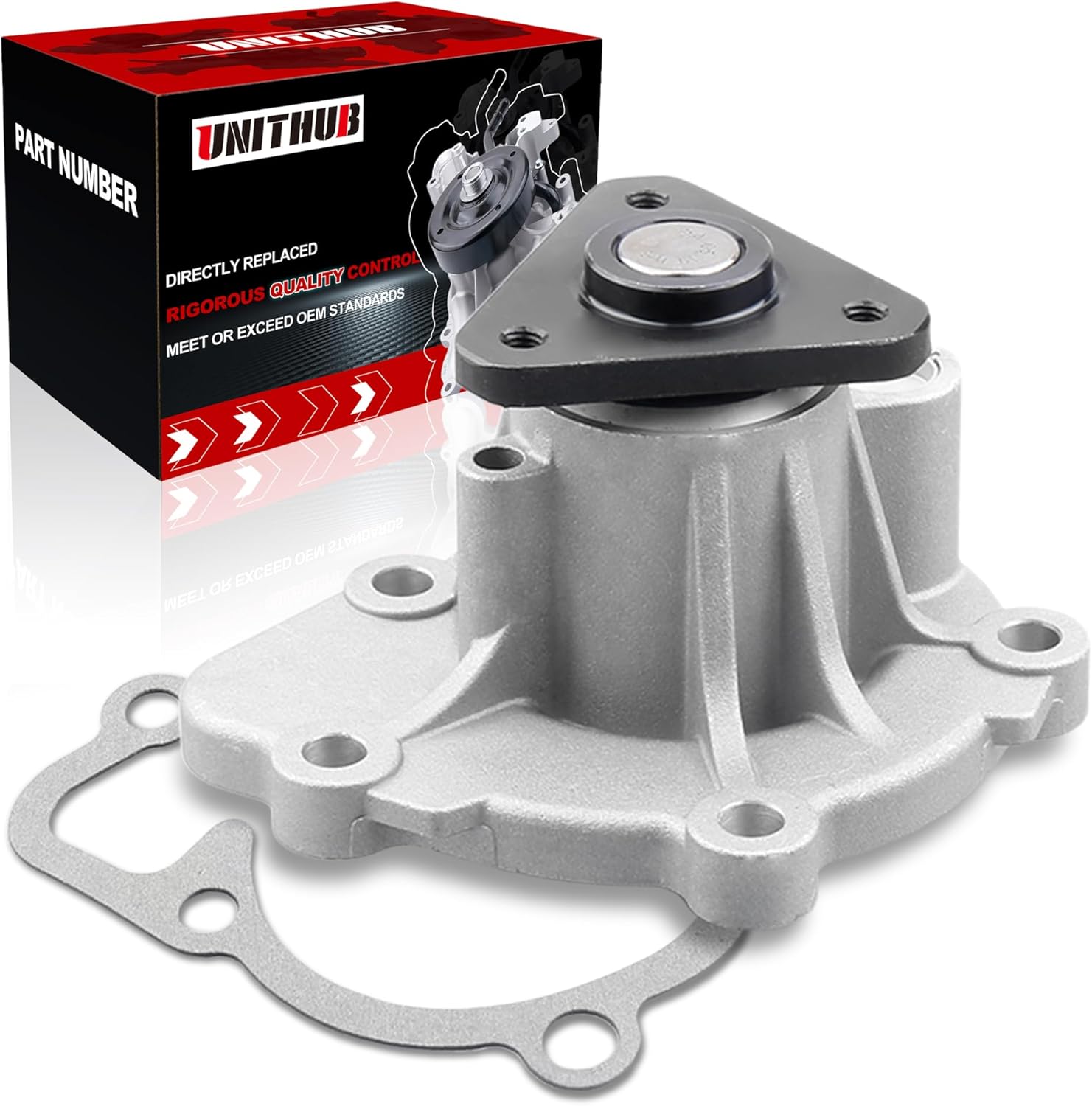 Amazon.com: UNITHUB Engine Water Pump Automotive w/Gasket 1207180 ...