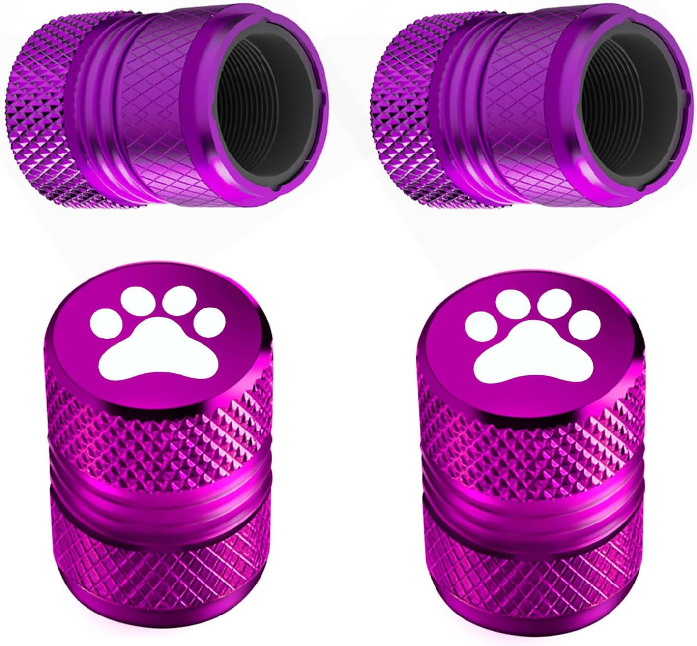 Amazon.com: Tire Valve Stem Caps - 4 Pack Anti-Corrosion Premium ...