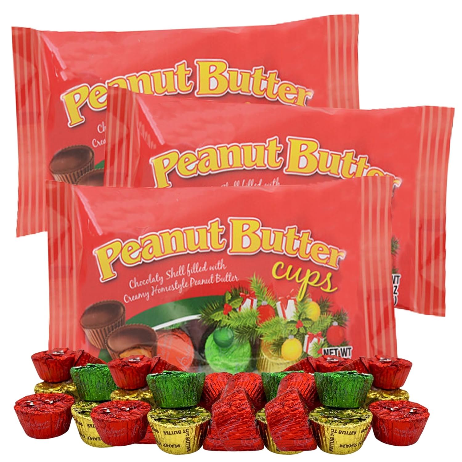 Amazon.com: Sweetzo Individually Wrapped Holiday Chocolates, Bite Sized ...