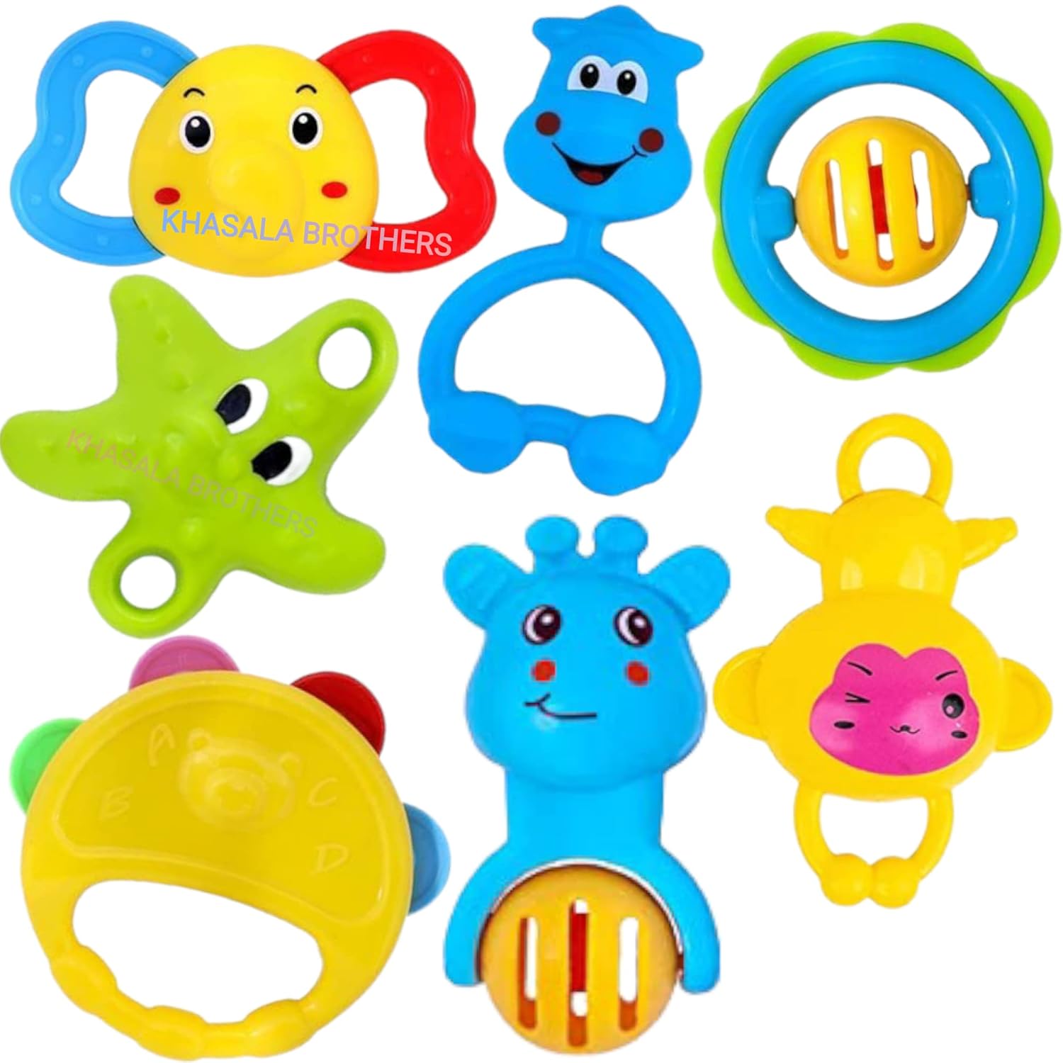 Khasala Brothers® Baby Rattle Toys for Kids, Colorful Rattles for ...
