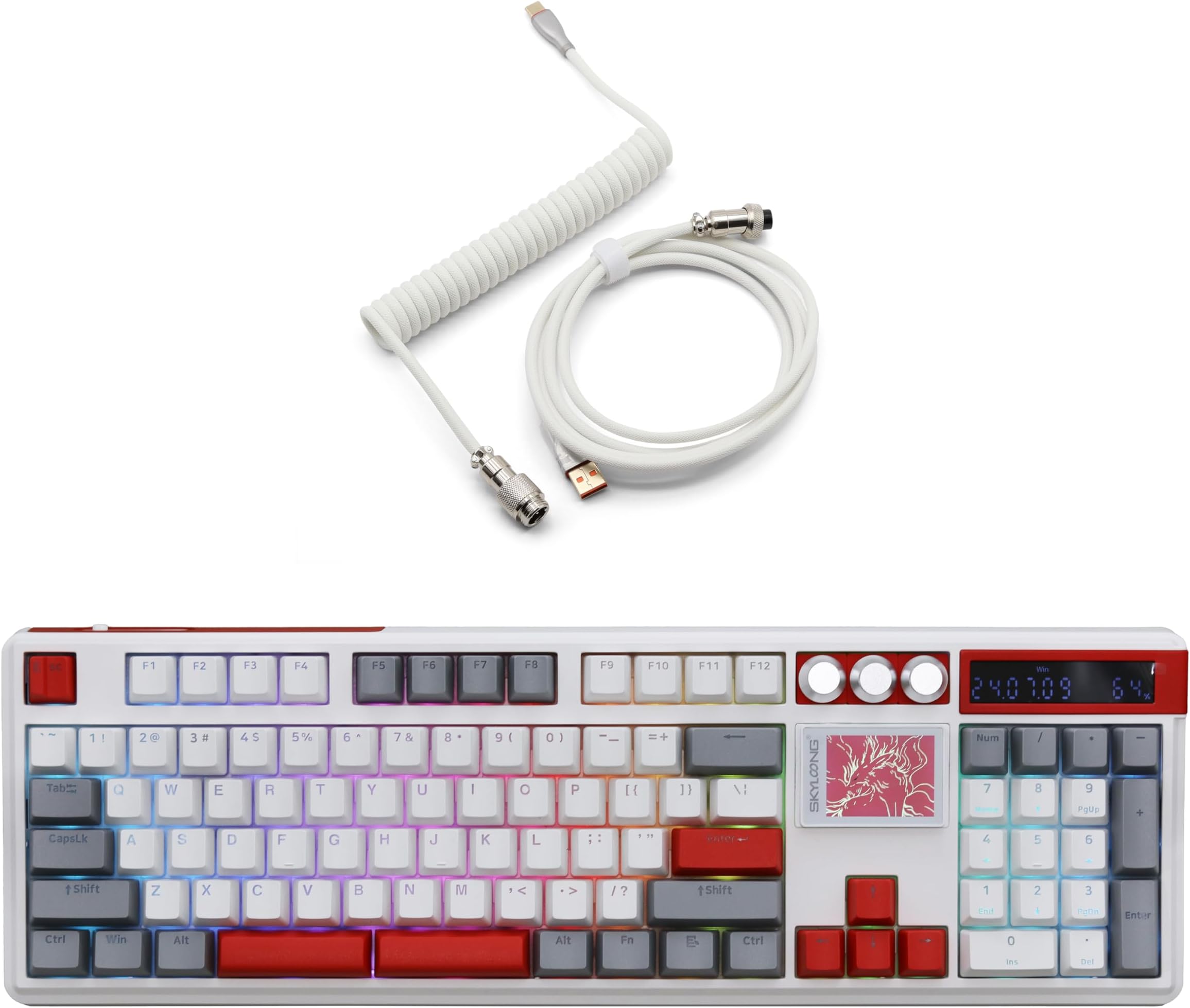 Amazon.com: Glacier Skyloong GK104 Pro Full Size, Wireless/Wired ...