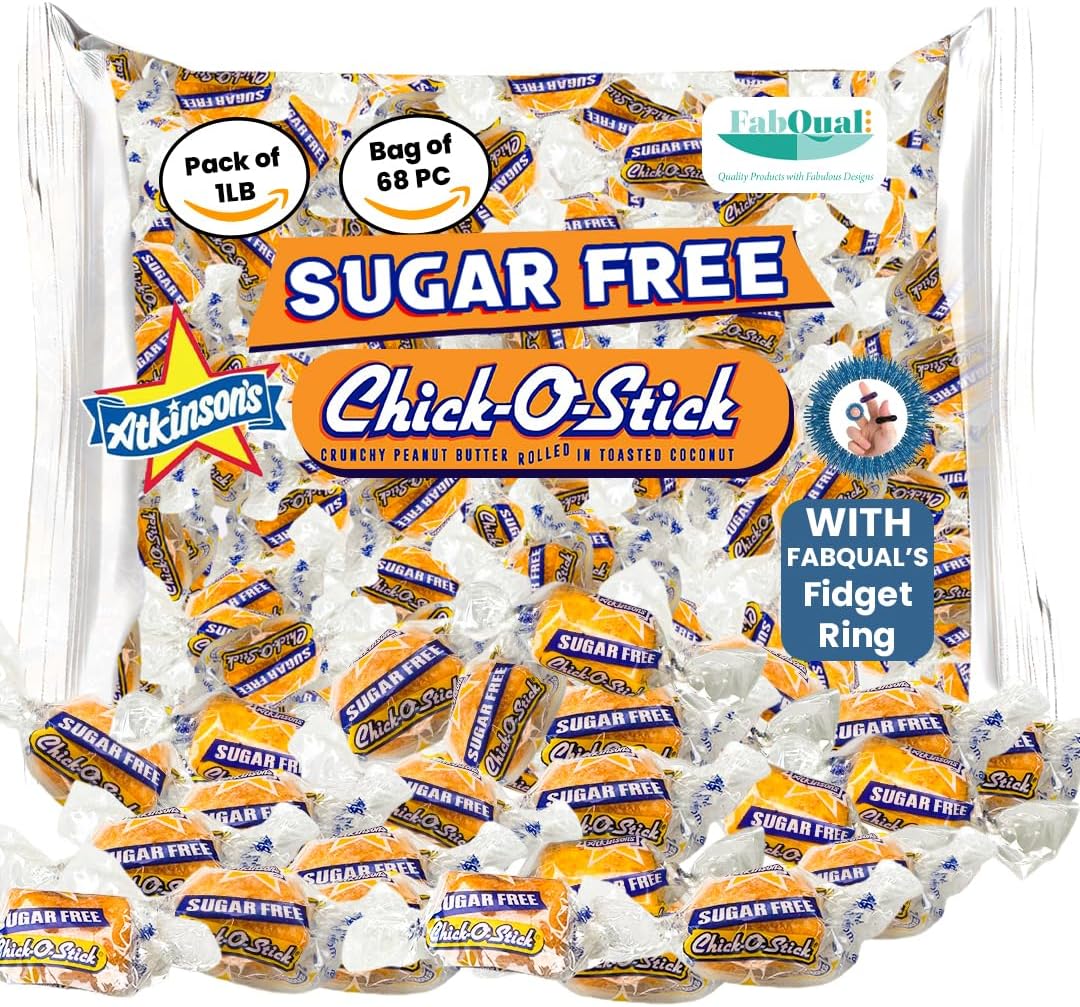 Amazon.com : Bundle of Atkinson Candy Sugar Free Chick O Sticks Candy ...