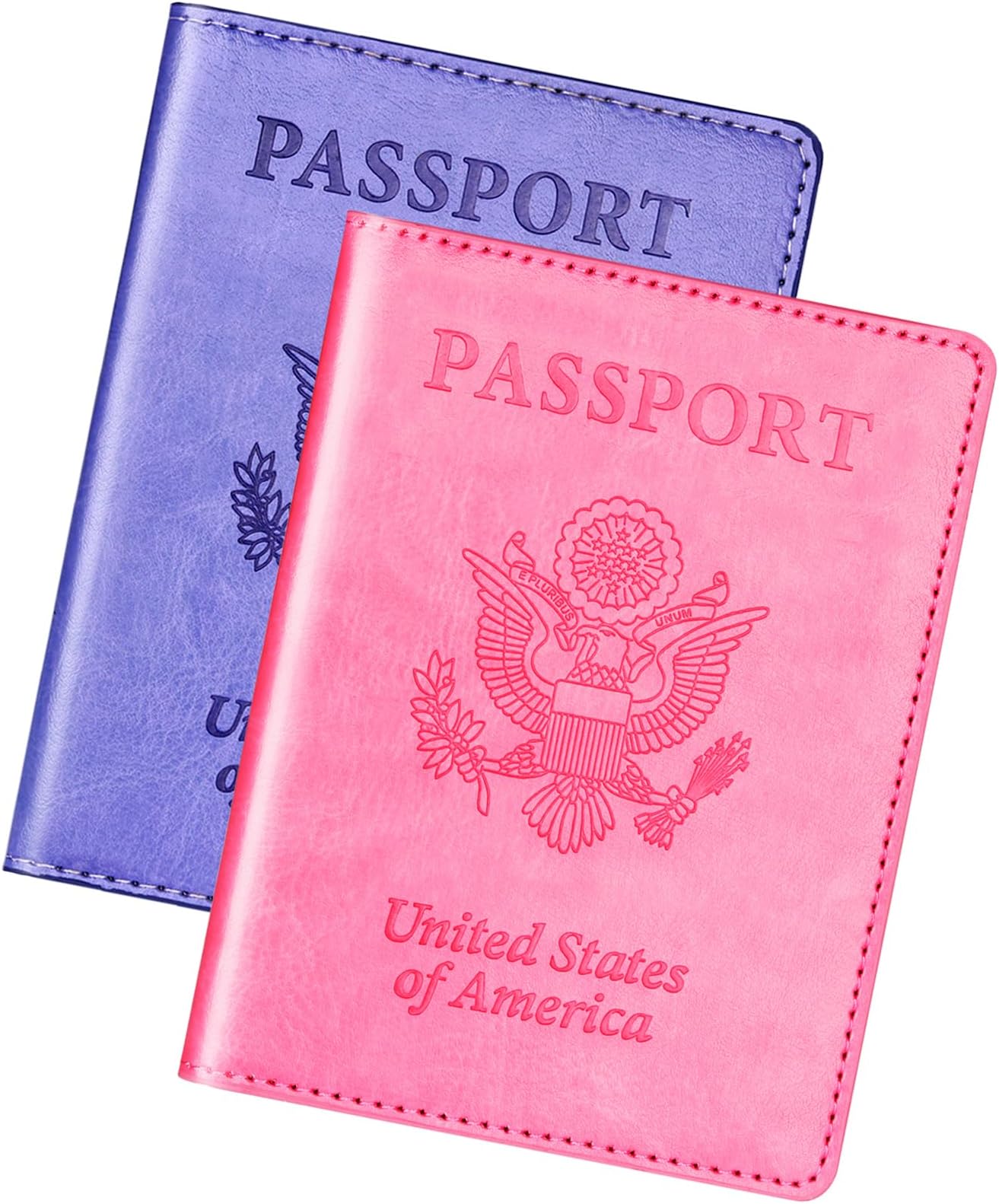 Amazon.com | Shvigel US Leather Passport Book Cover - Thin American ...