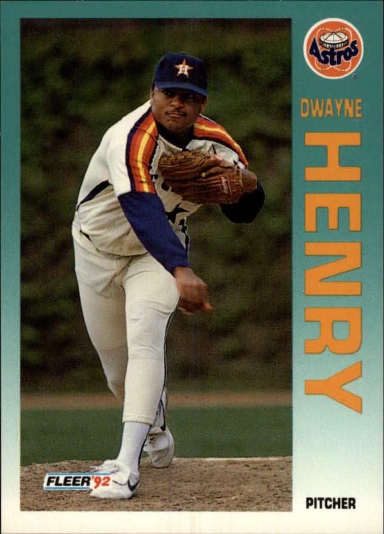 Amazon.com: 1992 Fleer Baseball Card #436 Dwayne Henry : Collectibles ...