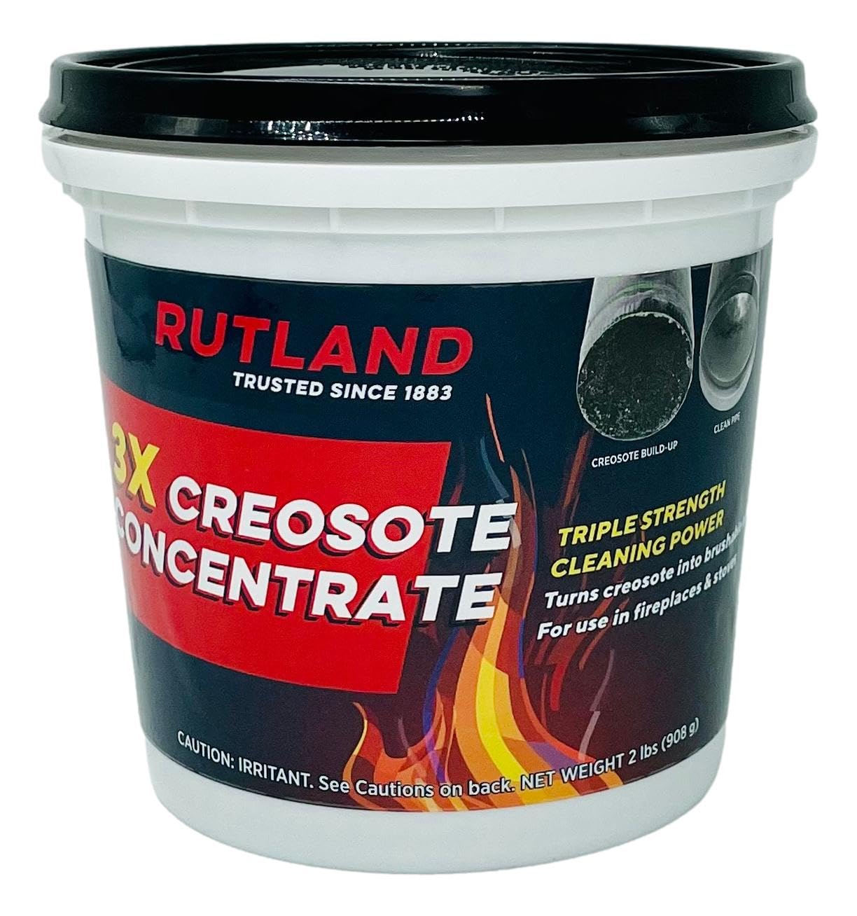 Amazon.com: Rutland Creosote Concentrate, Triple Power Creosote Remover ...